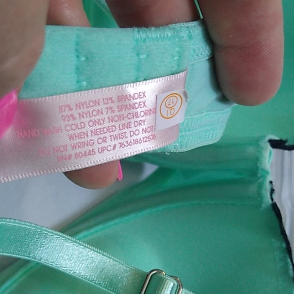 Candie's | Intimates & Sleepwear | Candies Padded Pushup Bra Mint Black ...